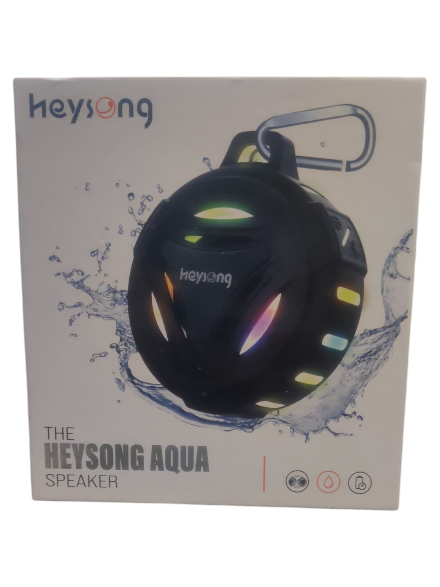 Heysong Aqua Speaker - Portable Waterproof Bluetooth Speaker with Ligh – Gafoor Cash And Carry